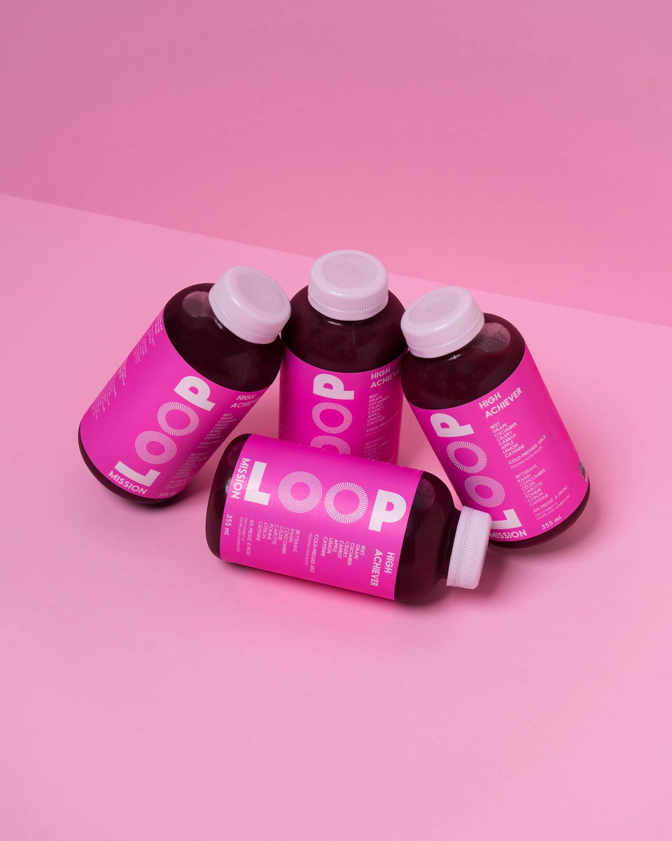 HIGH ACHIEVER 355ml - Cold Pressed Juice - LOOP Mission