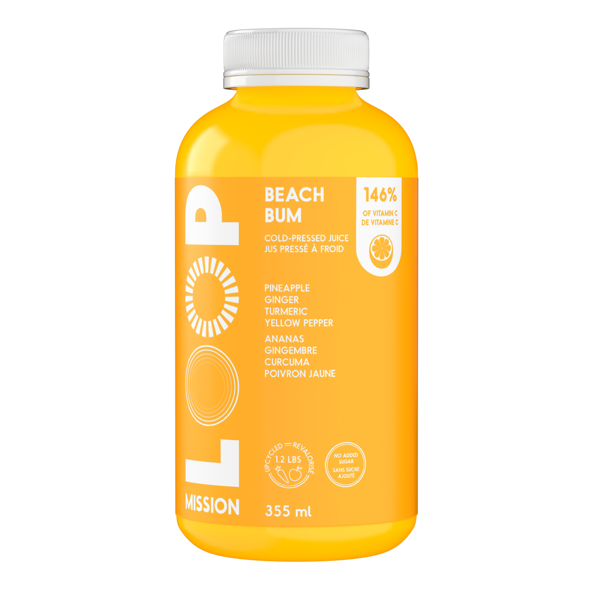 BEACH BUM 355ml - Cold-Pressed Juice - LOOP Mission