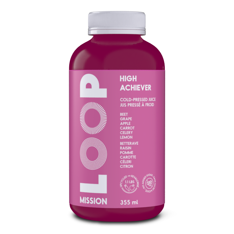 HIGH ACHIEVER 355ml - Cold Pressed Juice - LOOP Mission