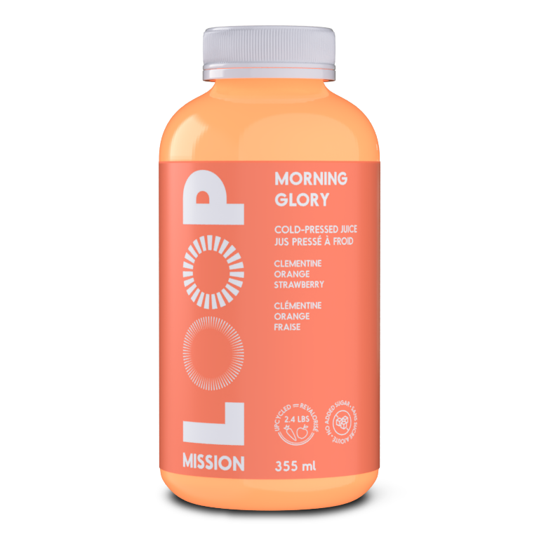 MORNING GLORY 355ml - Cold-Pressed Juice - LOOP Mission