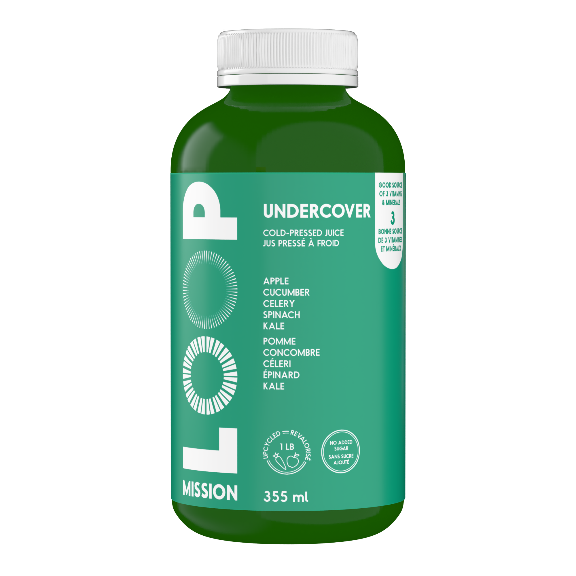 Cold-pressed juice - Undercover - 355 ml - 4-pack – LOOP Mission