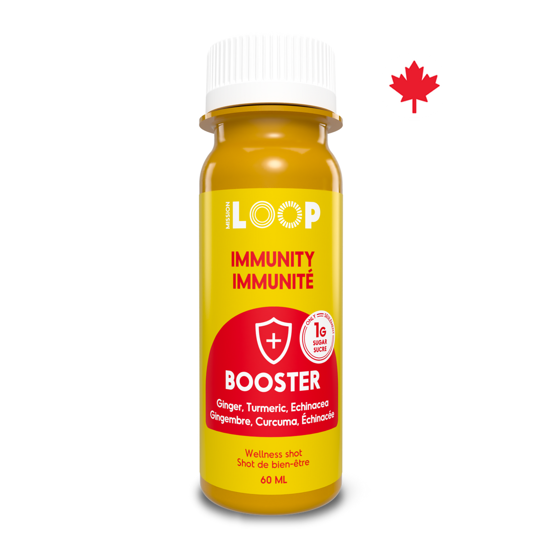 BOOSTER SHOT 60ml - Cold Pressed Wellness Shot - LOOP Mission