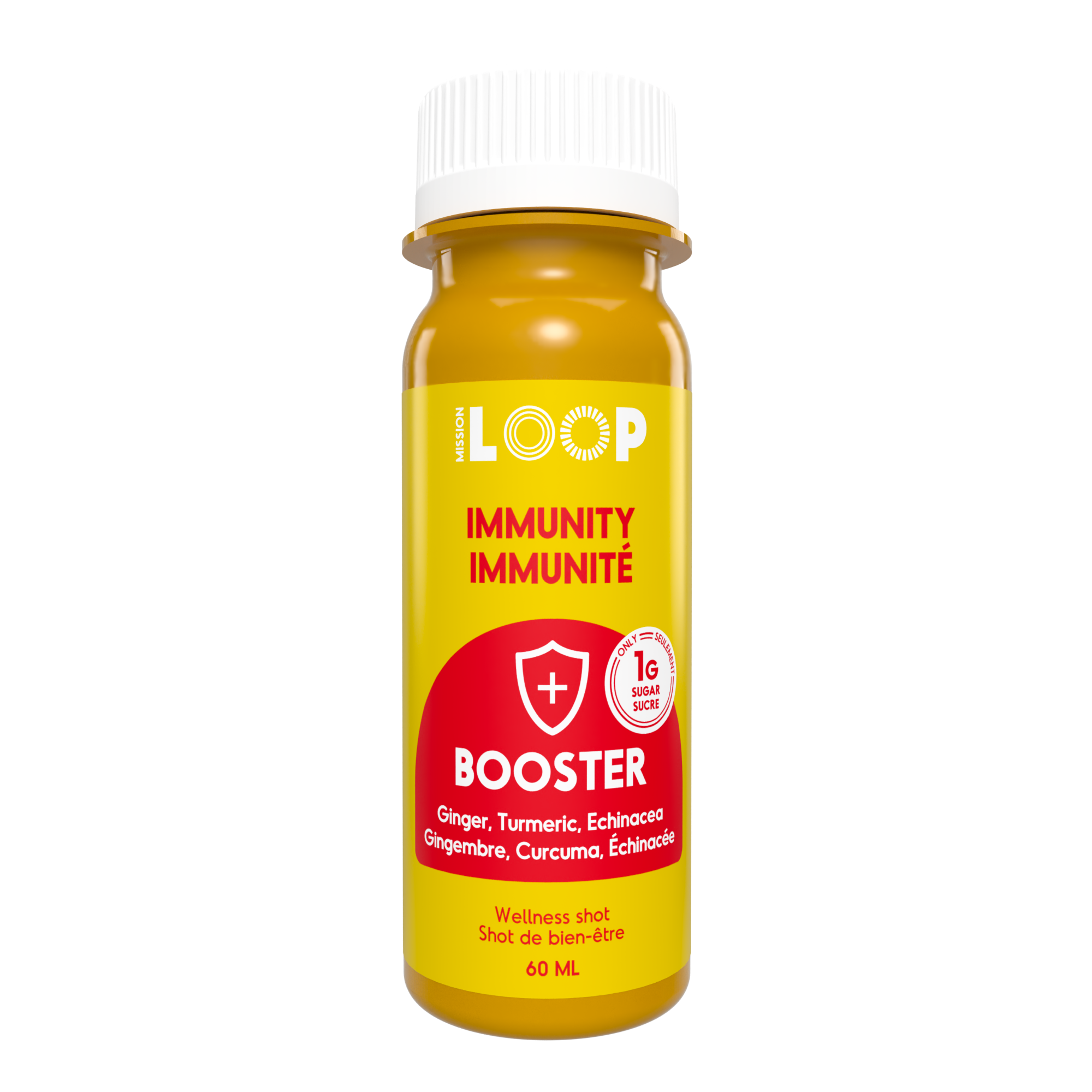 BOOSTER SHOT 60ml - Cold Pressed Wellness Shot - LOOP Mission