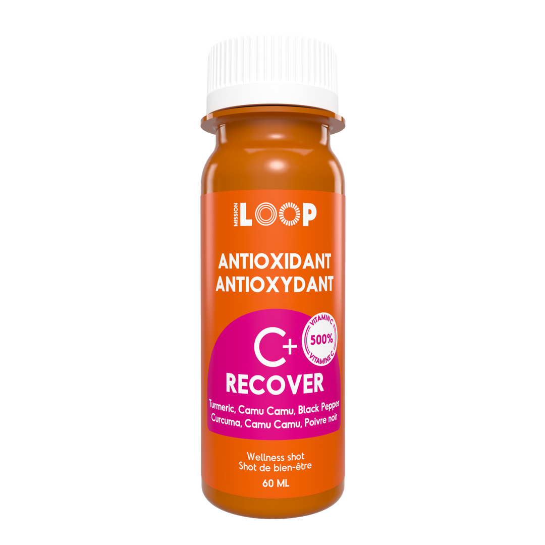 RECOVER SHOT 60ml - Cold-Pressed Wellness Shot - LOOP Mission