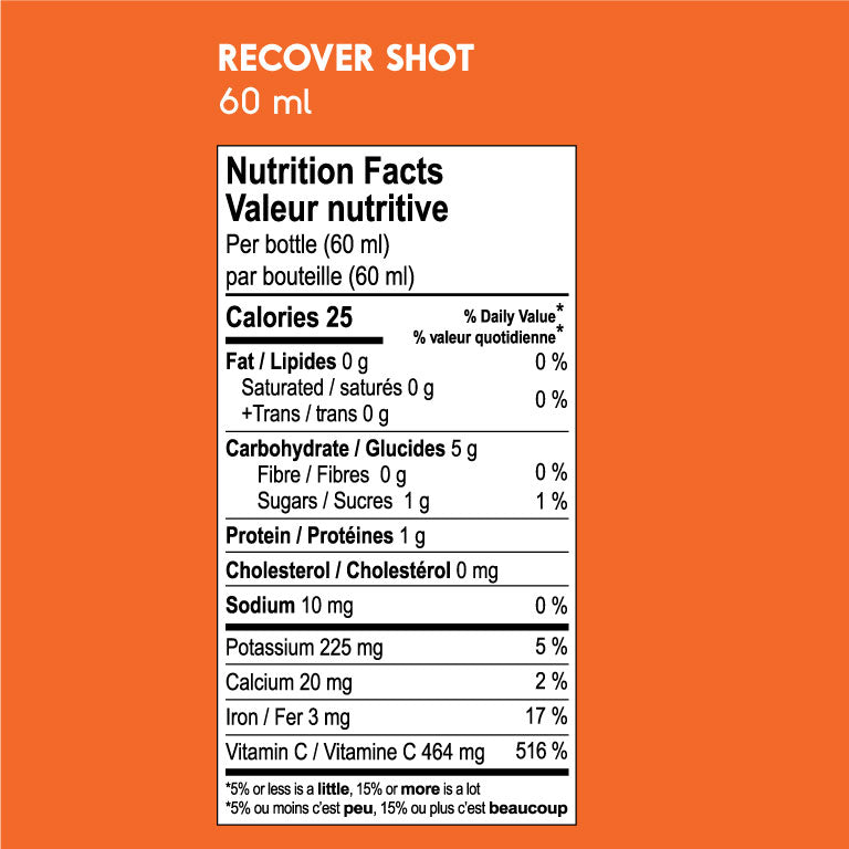 RECOVER SHOT 60ml - Cold-Pressed Wellness Shot - LOOP Mission